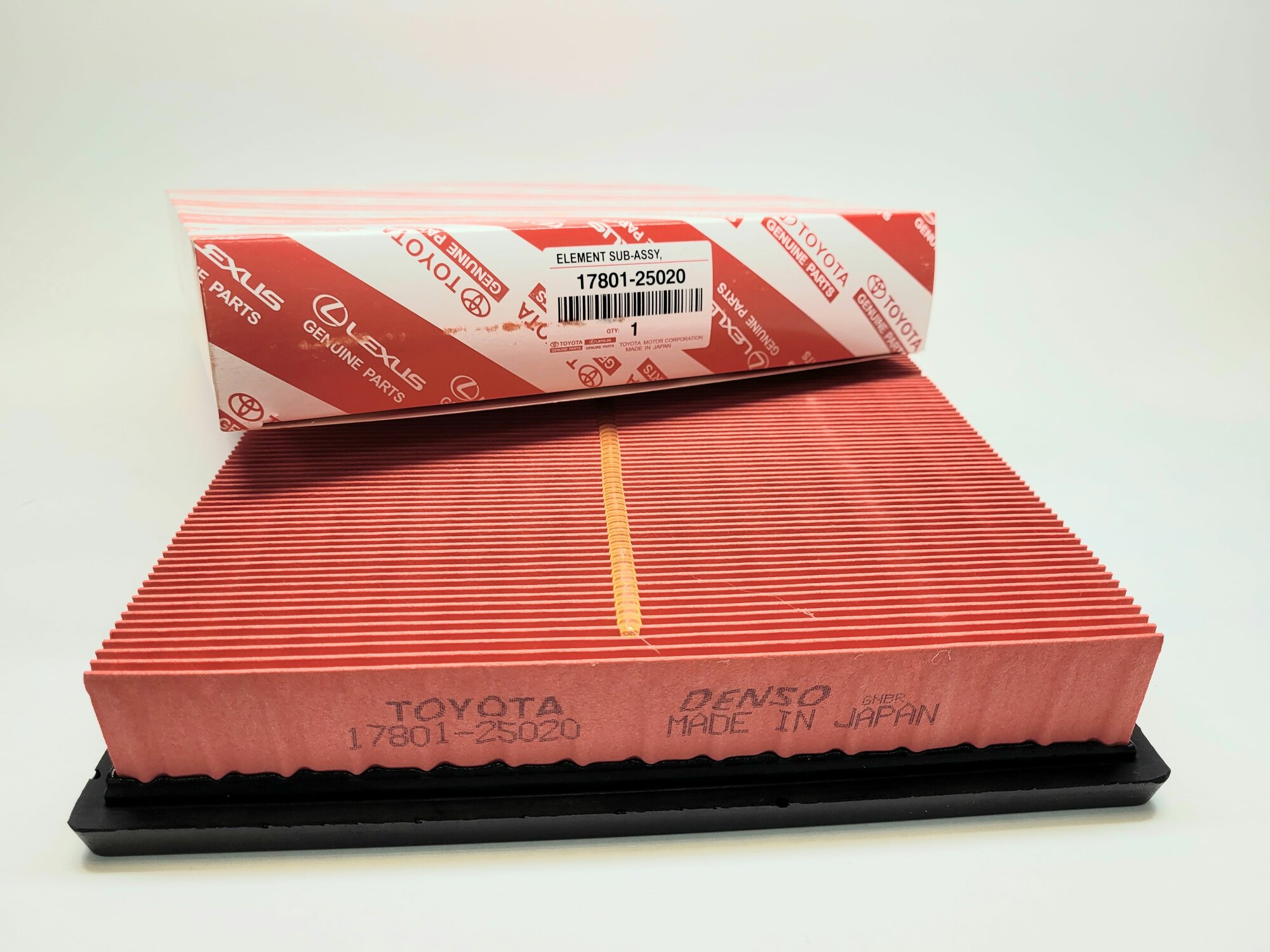 Фильтр воздушный Toyota 1780125020, для внедорожников и легковых автомобилей