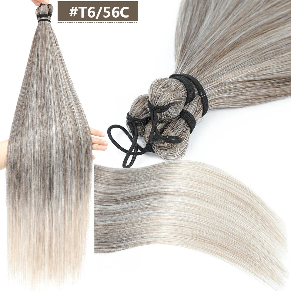 Magicae синтетические косы ombre blond 27/613 28 дюймов 3 шт. T6-56C