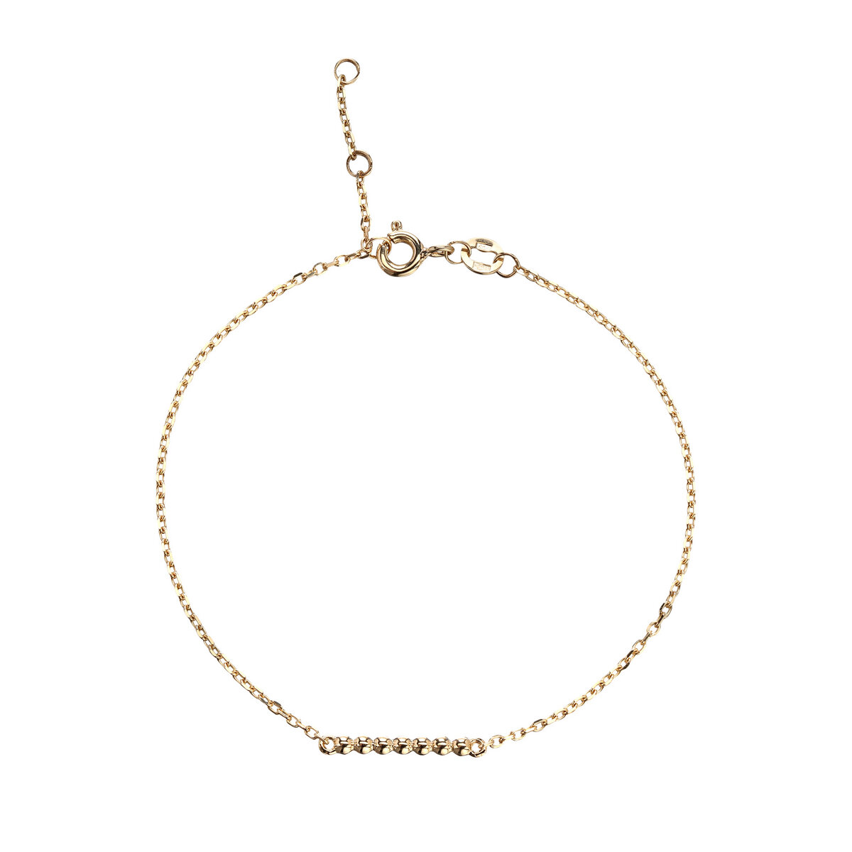 Браслет, желтое золото, 585 проба