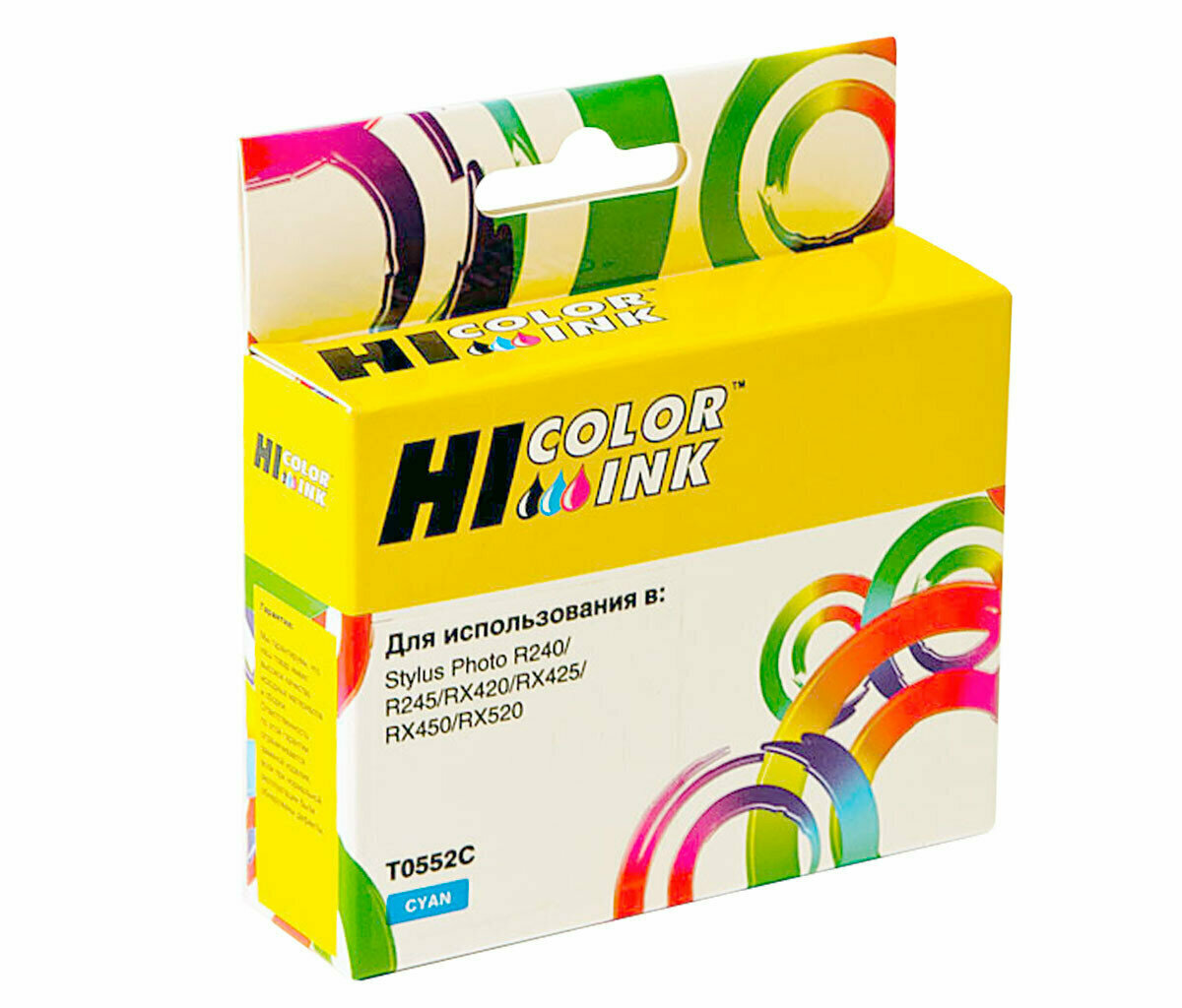 Картридж Hi-Black (HB-T0552) для Epson Stylus Photo R240/RX420/RX520, C