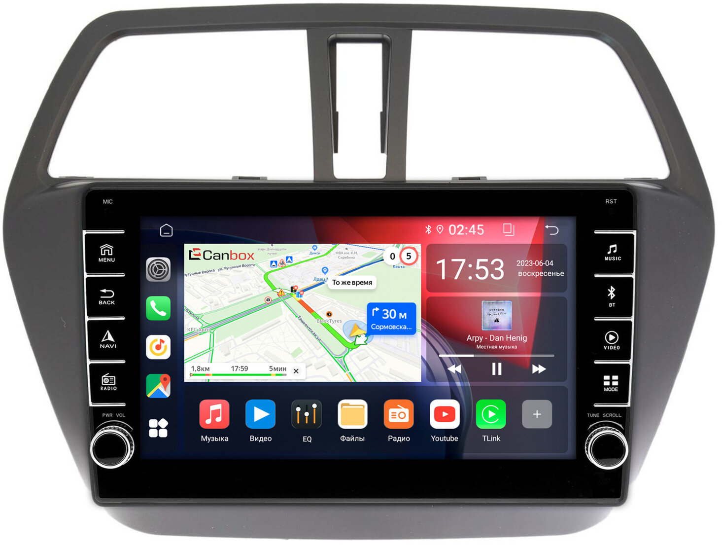 Штатная магнитола Canbox BGT9-9217 для Suzuki SX4 2 2013-2022 на Android 10 (IPS, DSP, CarPlay)