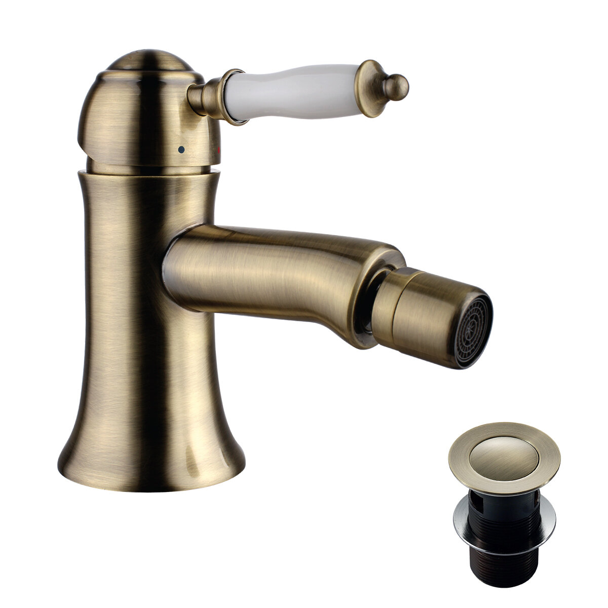 Смеситель Lemark Villa LM4808B для биде, с донным клапаном, цвет бронза