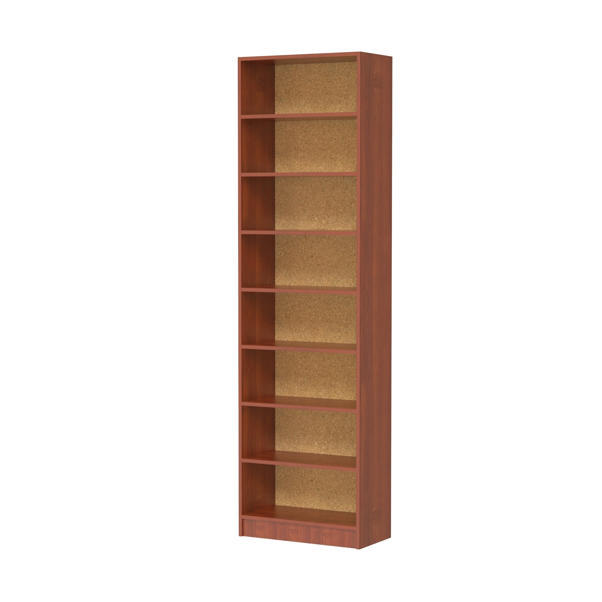 Шкаф распашной, гардероб, шкаф для одежды, книжный шкаф ШК 2/4 Открытый 60/210/32 см Яблоня