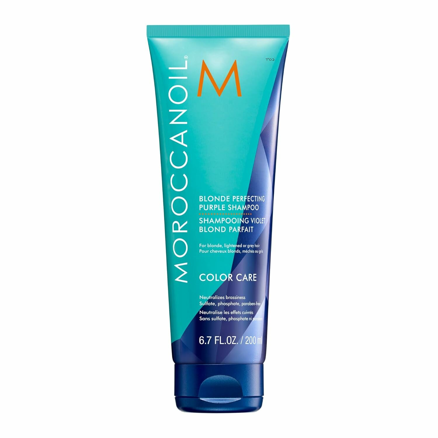 Тонирующий шампунь (фиолетовый) Moroccanoil Blonde perfecting purple shampoo 200 мл