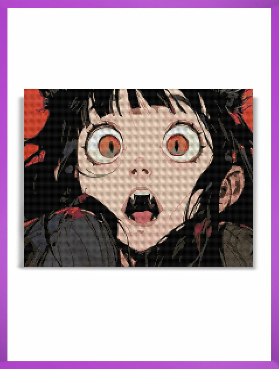 Алмазная мозаика на подрамнике - вышивка Kitty АРТ 40 х 50 см