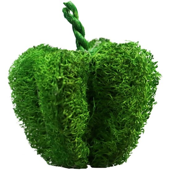 Игрушка для грызунов Bambini Pets "Перчики" из люфы, 2 шт