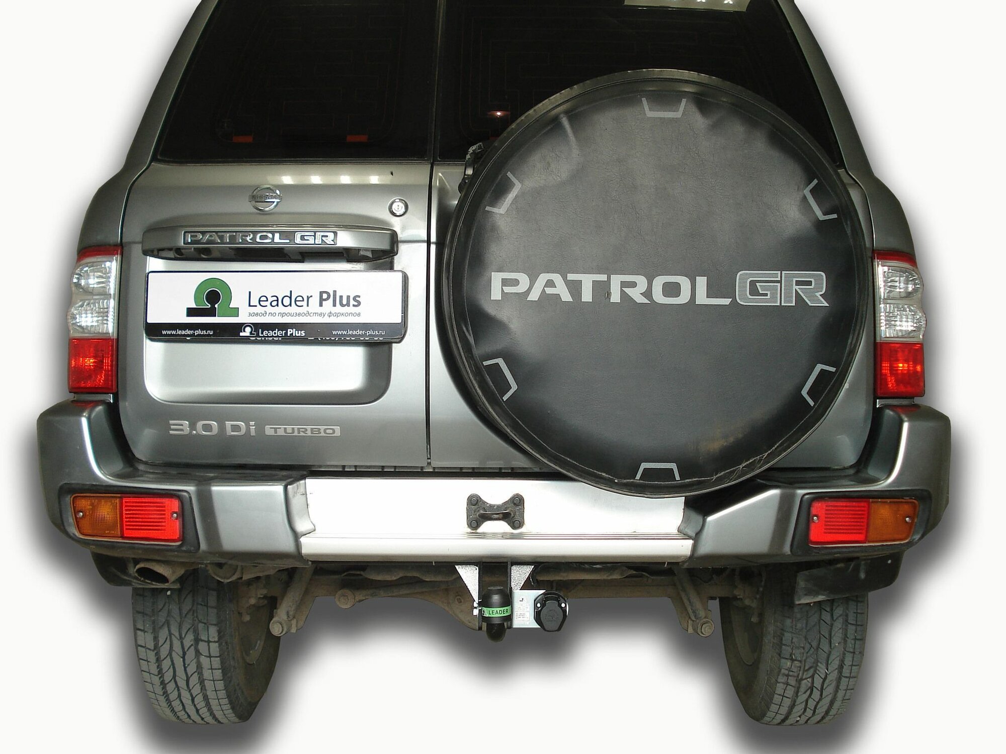 Фаркоп Лидер-Плюс для NISSAN PATROL (Y61) (внедорожник) 1997-2010 с электрикой и сертифкатом в комплекте арт.(N123-A)