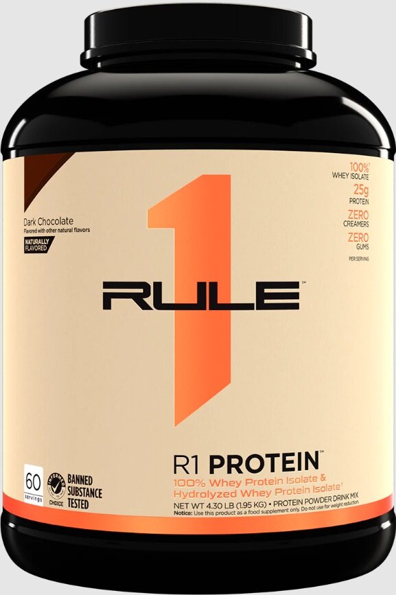 Rule One R1 PROTEIN Isolate, Изолят, 2.0 кг (Темный шоколад)