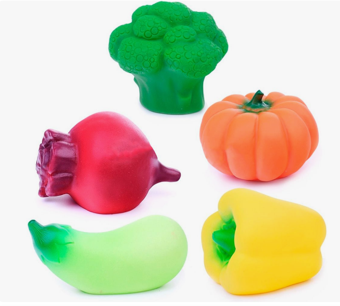 ПВХ Набор игрушечных овощей. Урожай мини Огонек С-1659