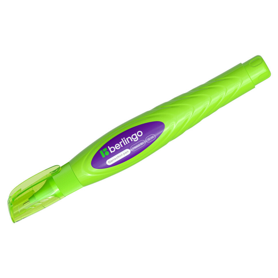 Корректирующий карандаш Berlingo, 12мл, металлический наконечник, 368608