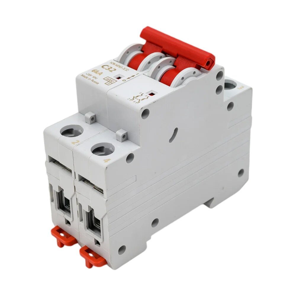 Автоматический модульный выключатель DKC YON MD63 2P 32А C 6kA MD63-2C32-6