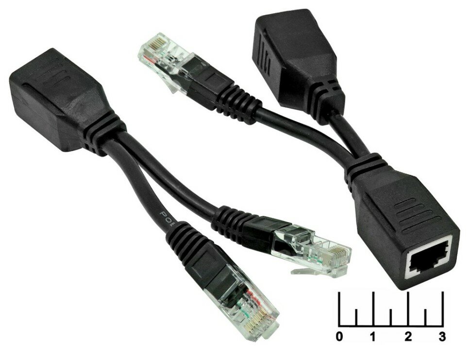 Разветвитель для подключения IP-камер OT-VNP30 8P8C (RJ-45)