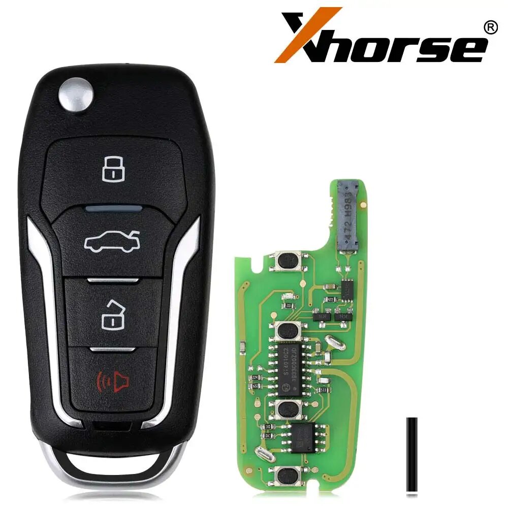 Супер удаленный ключ Xhorse XEFO01EN в стиле Ford флип 4 кнопки встроенный супер чип английская версия