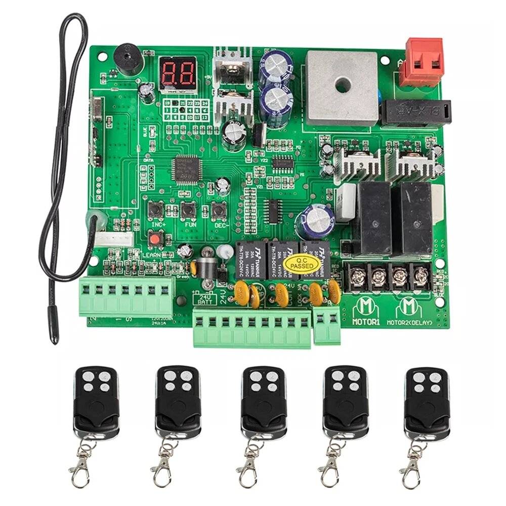 Плата управления распашными воротами SZGALO PKM 5 remotes