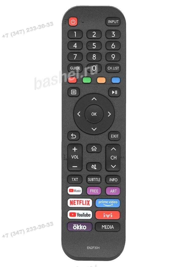 Hisense EN2F30H (EN2F30D) / DEXP EN2F30D, Пульт ДУ