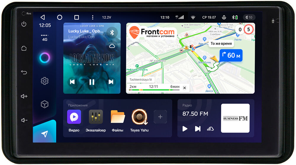 Штатная магнитола Suzuki Jimny III 2005-2019 Teyes CC3 4/64 7" RP-SZJM-174 Android 10 (4G-SIM, DSP) (173х98)