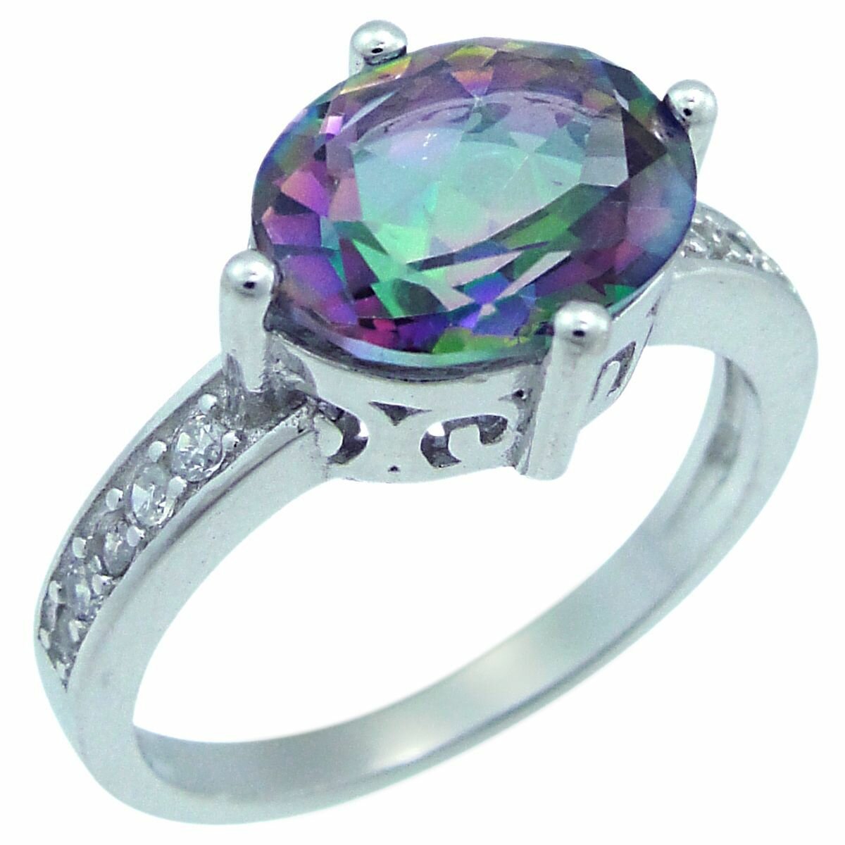 Кольцо тонкое, серебро, 925 проба, родирование