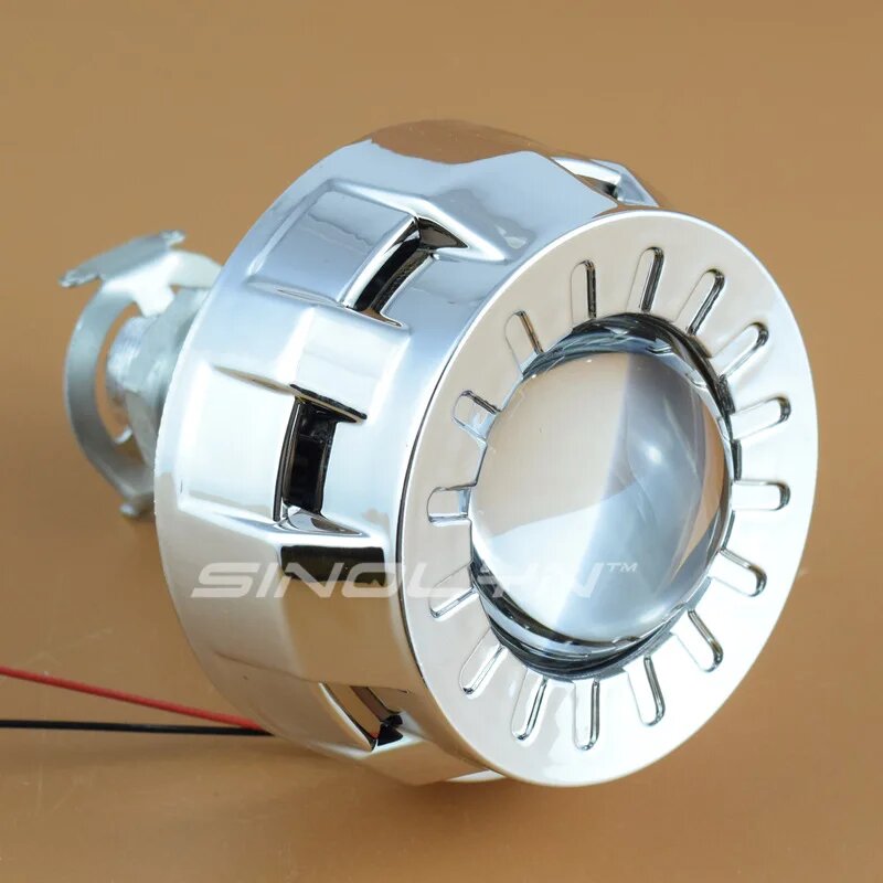 Sinolyn 1,8 дюймовые Биксеноновые линзы для Фар H4 H7 увеличительное стекло линзы H1 With Shrouds