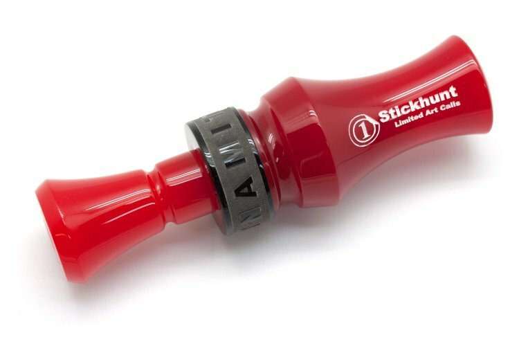 Манок духовой на утку акриловый Stickhunt ArtCalls Dynamite 1 лепесток Красный