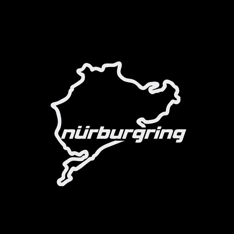 Стайлинг автомобиля гонки дорожные гонки Nurburgring модные наклейки на окна