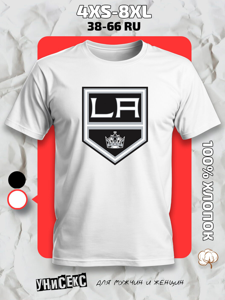 Футболка с принтом логотипом Лос Анджелес