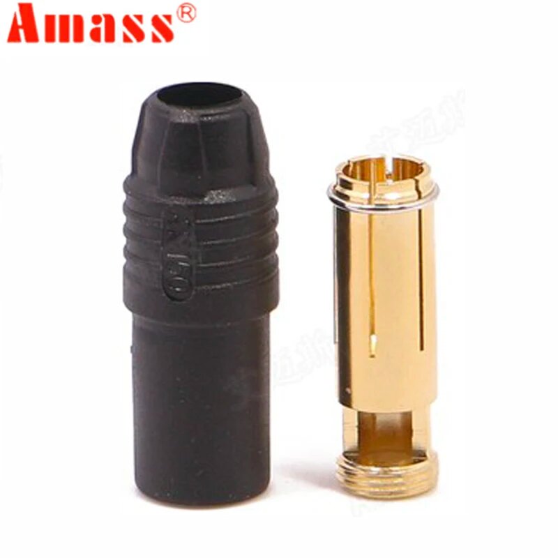 Amass AS150 Разъем "папа" черный