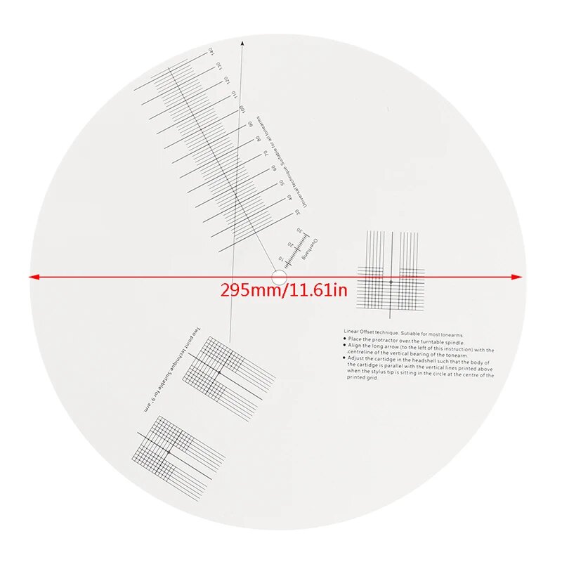 [Бесплатно] Калибровочная пластина для виниловых пластинок, датчик расстояния, инструмент для регулировки транспортира