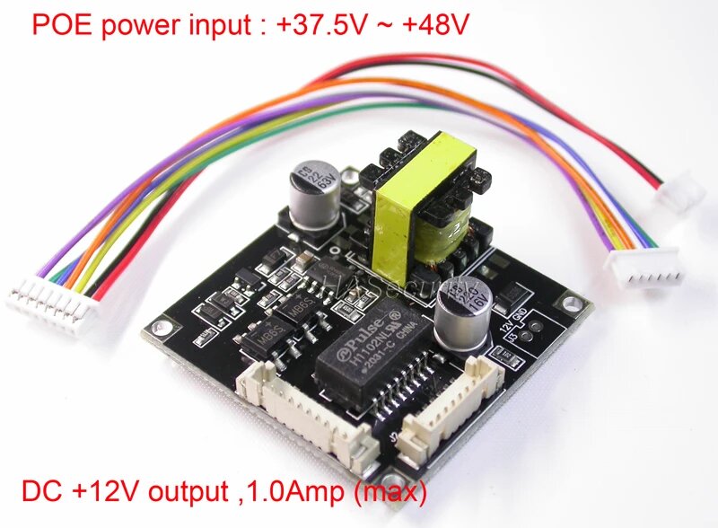 HASecurity POE сплиттер SD4932B-XA 48В/12В 1А