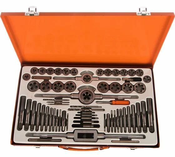 Набор метчиков и плашек по металлу 64 предметов GSTT 64