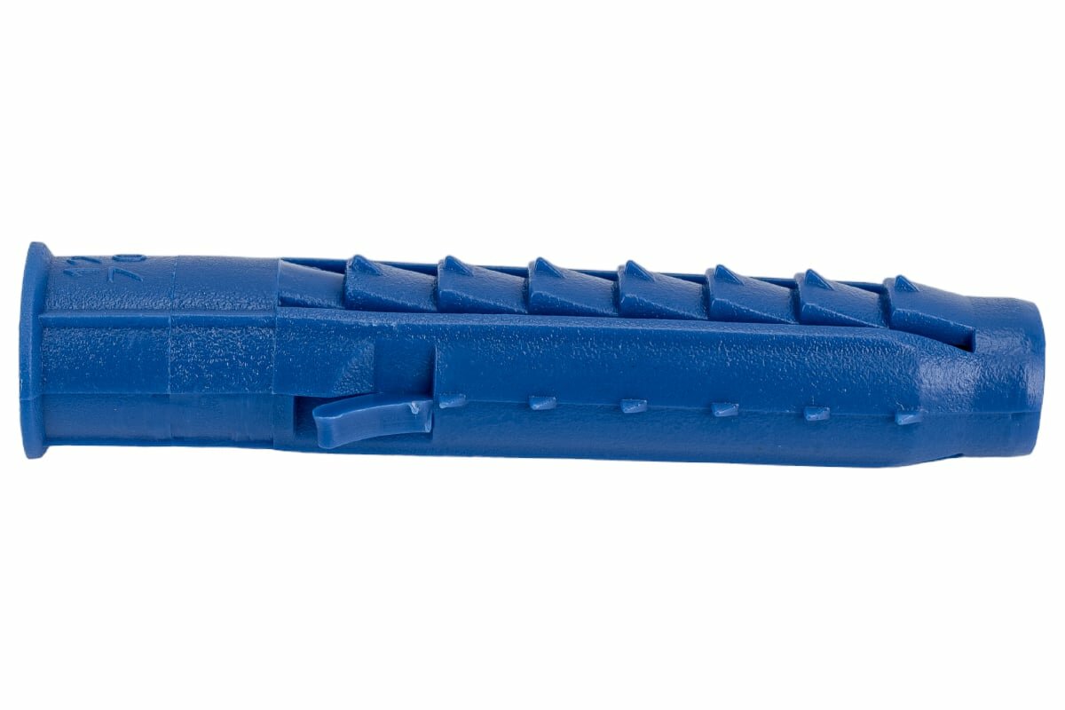 Распорный дюбель Чапай 12х70 шипы+усы, синие, 200 шт, пакет Tech-Krep 111137