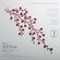 Вышитая ветка сливы красная, 35 см