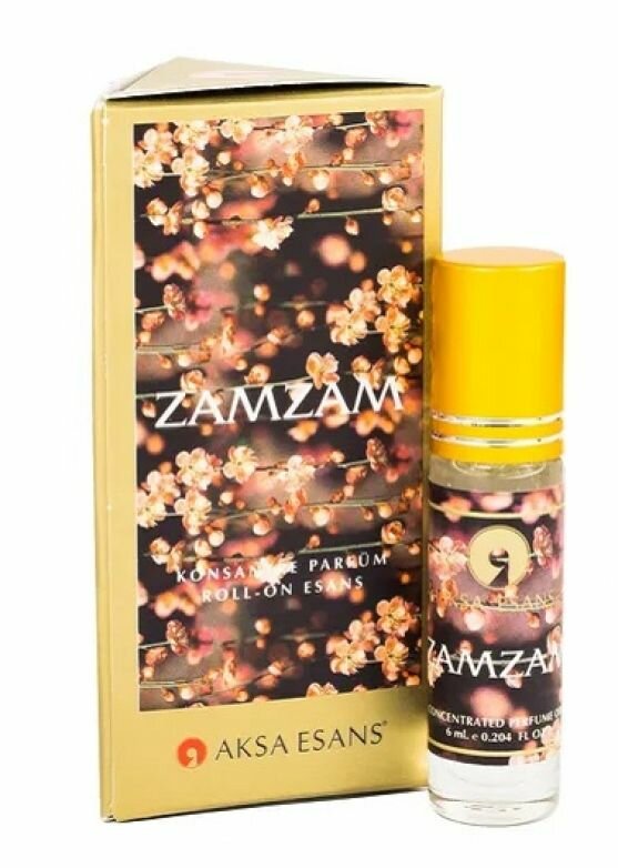 Турецкие масляные духи унисекс Zam Zam Зам Зам, 6мл