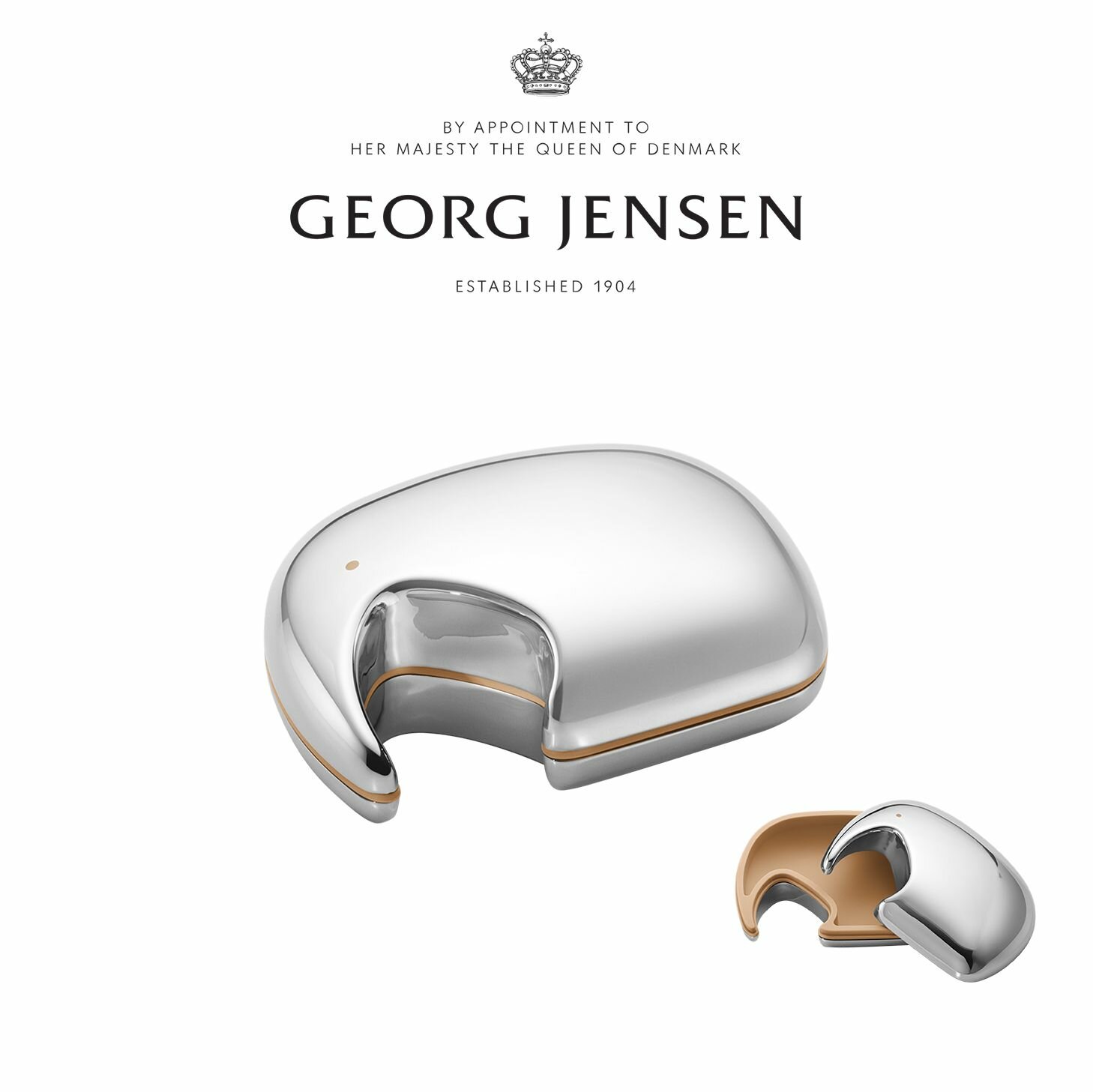 Georg Jensen "ELEPHANT" копилка для денег 10019781, желтый цвет