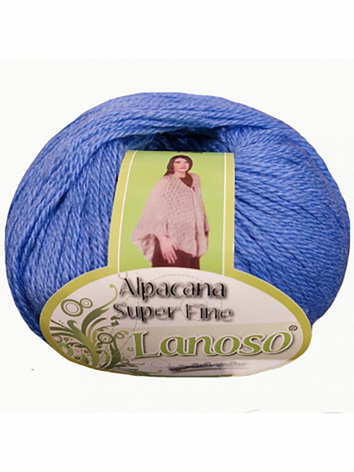 5 Мотков, Lanoso ALPACANA SUPER FINE, 35% Шерсть, 25% Альпака, 40% Акрил / 100 гр. - 375 м, Цвет-941