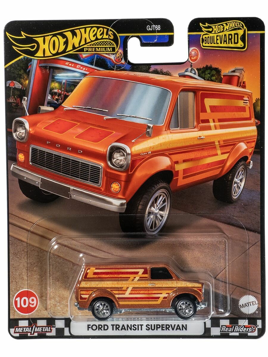 Машинка Hot Wheels Premium Ford Transit Supervan