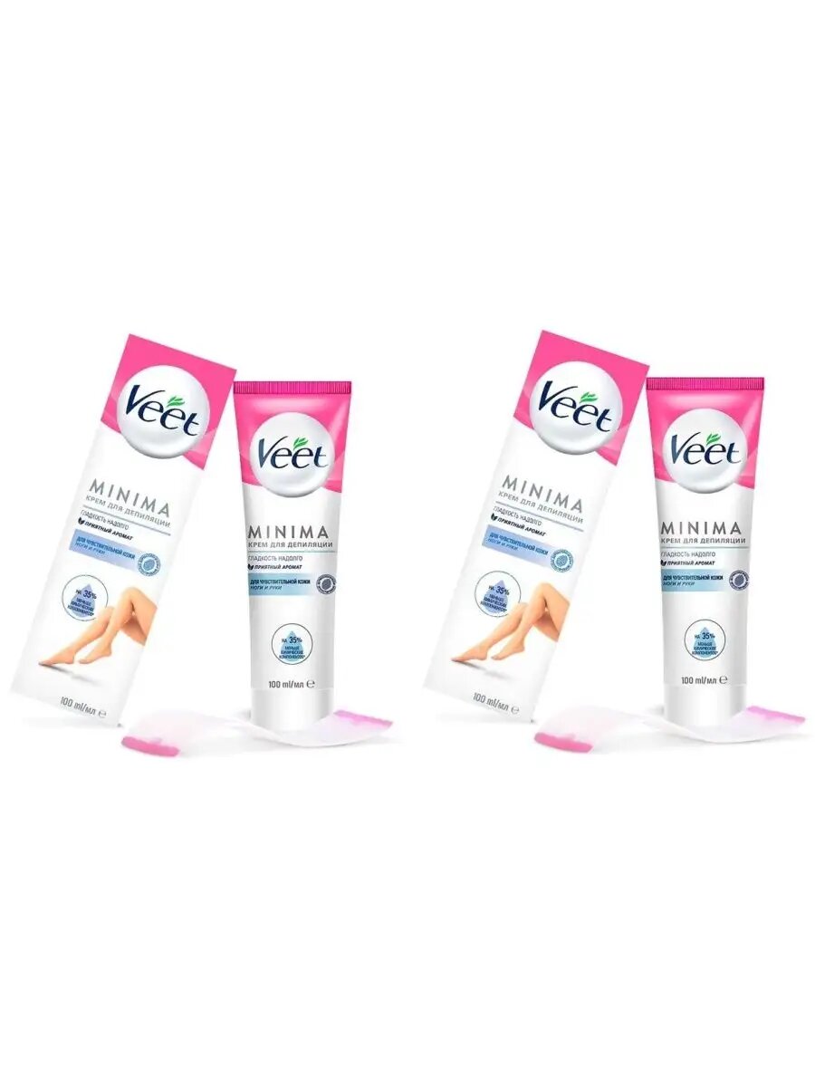 Крем для депиляции чувствительной кожи алоэ/витамин Е 2 шт.