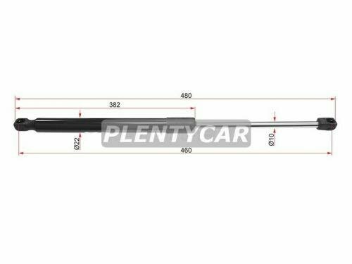 Амортизатор крышки багажника nissan patrol y62 Sat ST904501LA2A