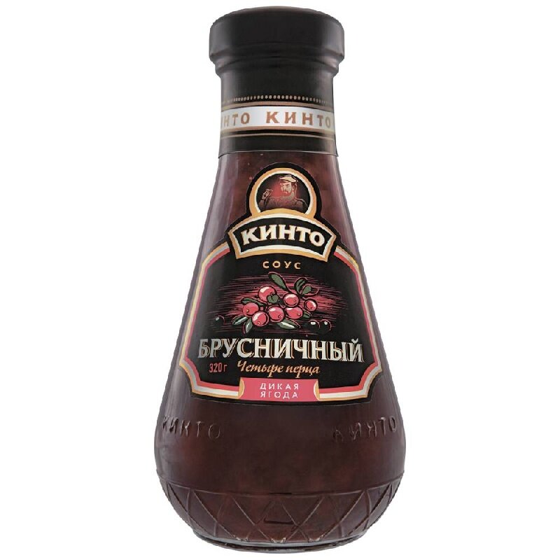 Соус кинто Брусничный четыре перца /стекло/ 320г