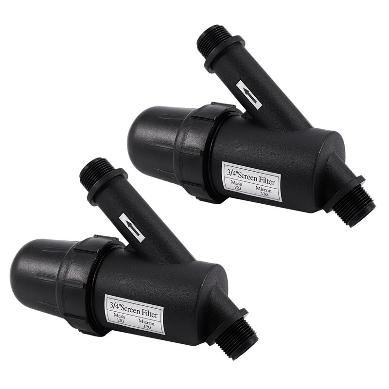 ZOROOM 2 шт. сетчатый фильтр для полива сада, распылитель, 3/4 дюйма, 120 сеток, садовые инструменты для капельного орошения фонтана