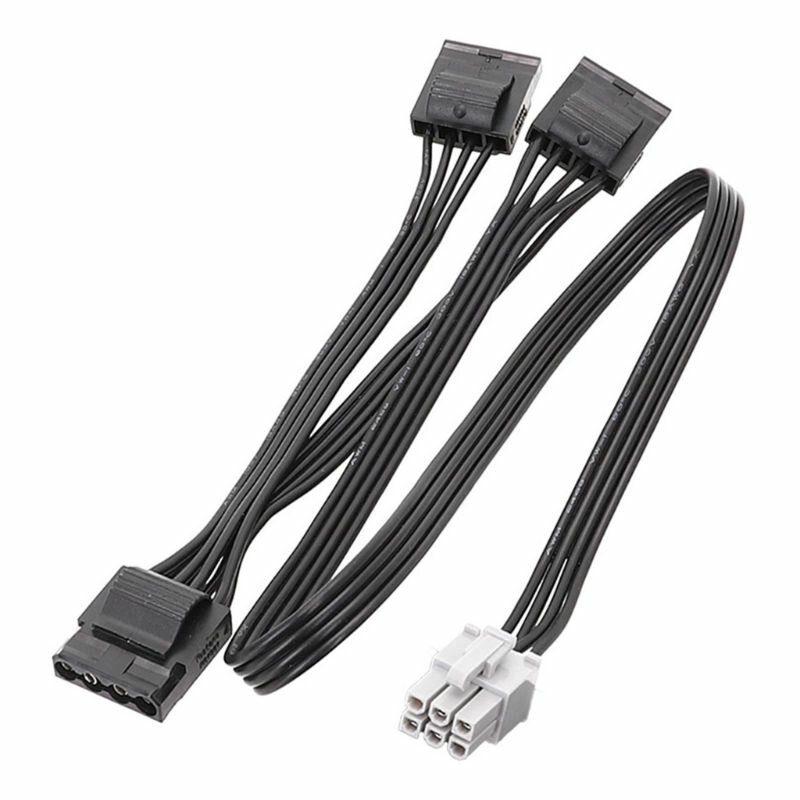 6Pin на 4Pin Molex кабель для питания GPU LEADEX G650