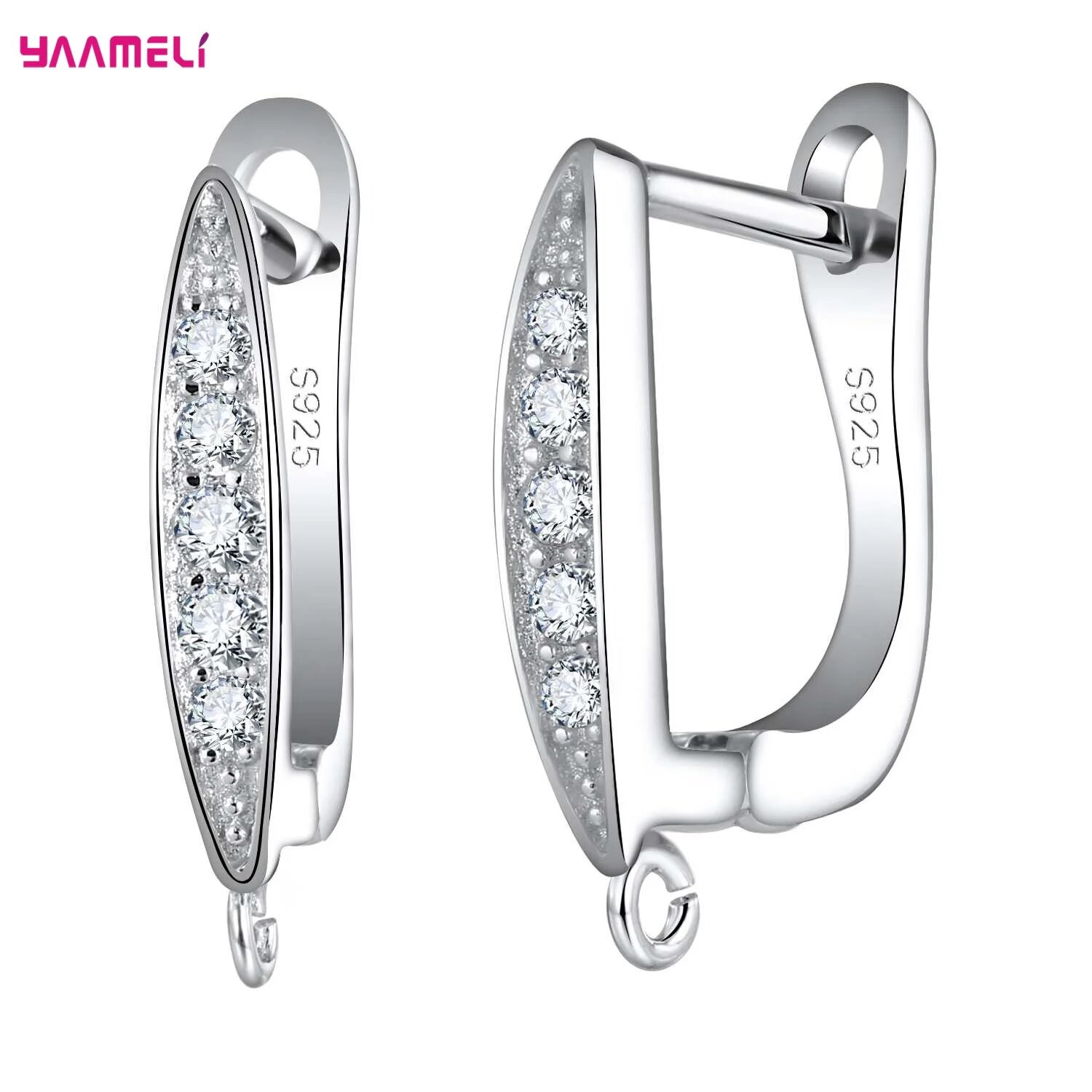 Комплект для изготовления сережек из серебра 925 Model 14