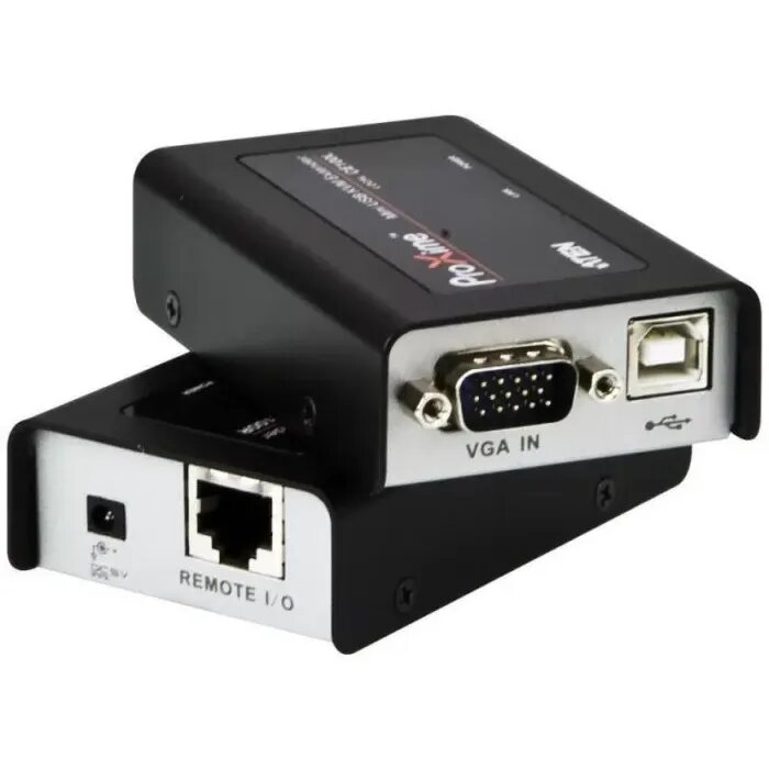 KVM-удлинитель Aten CE100-AT-G, VGA, RJ-45, USB тип В, USB тип А, 100, Cat5e