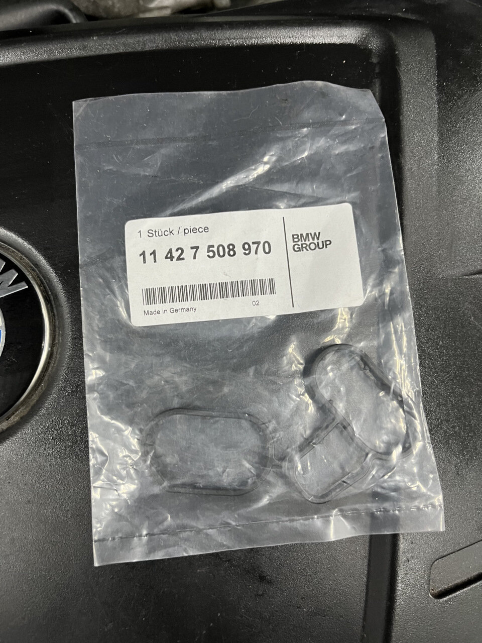 Прокладка корпуса масляного фильтра BMW 11427508970 для X3, X1, E87, E46, E90, E60 и др.