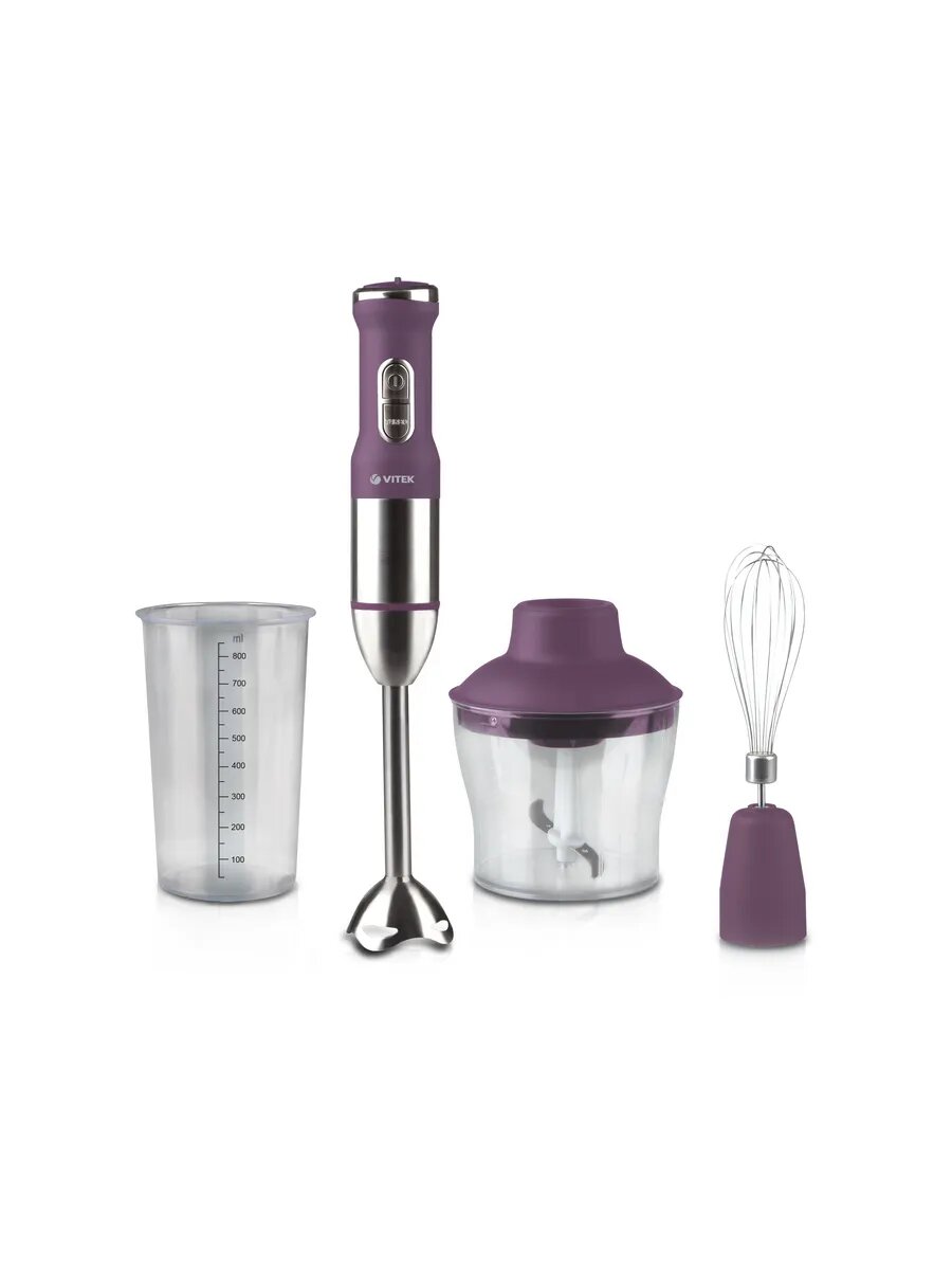 Блендер погружной Vitek VT-3415 900Вт фиолетовый