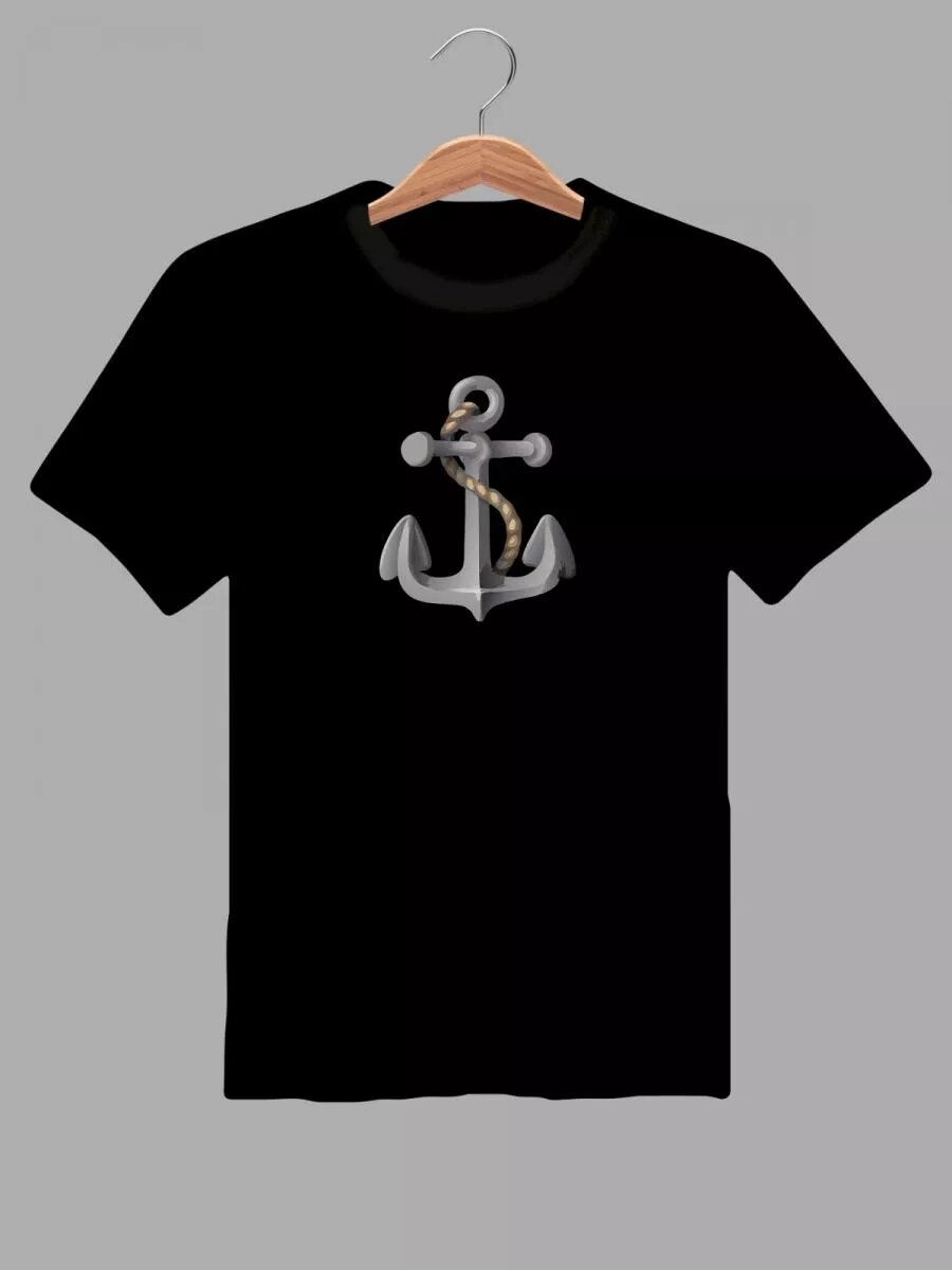 Футболка моряк якорь