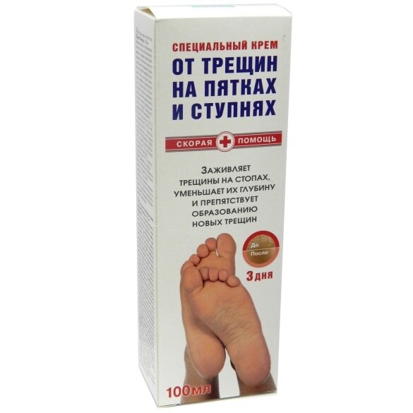 Скорая помощь Крем для пяток от трещин 100мл
