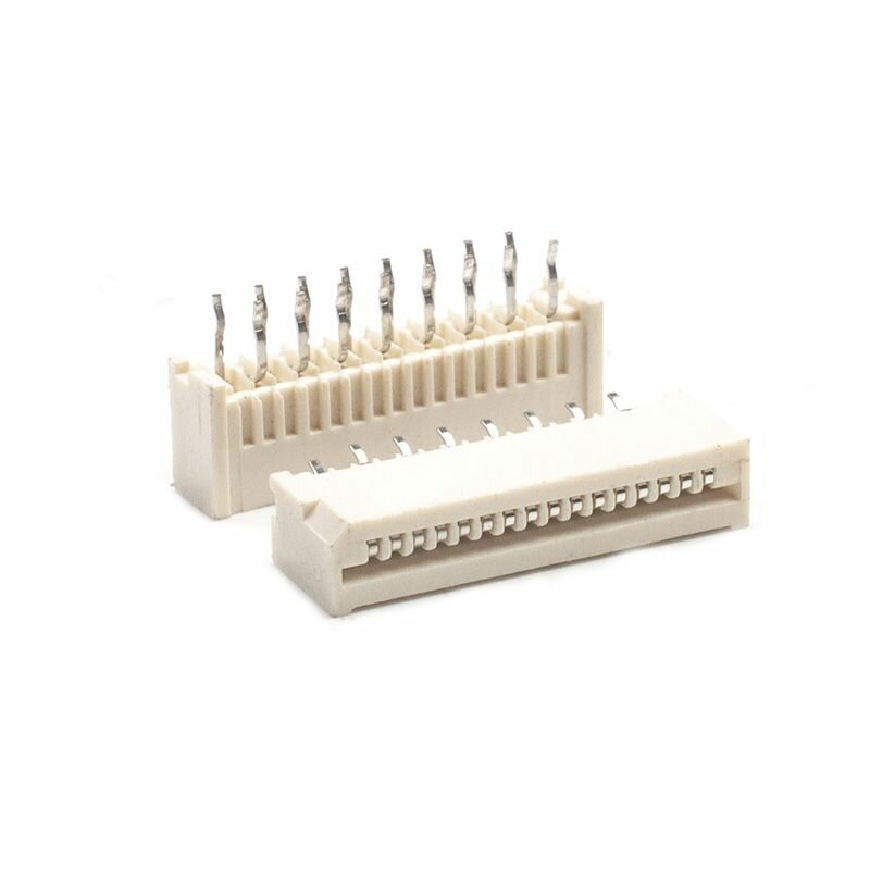 Коннектор для FFC FPC шлейфа 16Pin шаг 1.25mm вертикальная дислокация 1шт