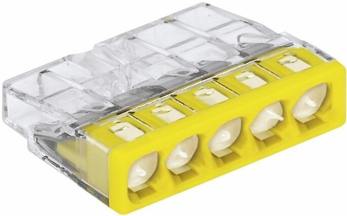 Клемма 2273-245 WAGO 5х0,5-2,5 с пастой, 10 штук