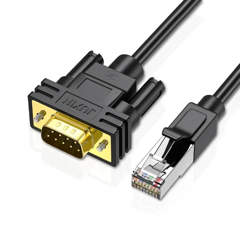 Консольный кабель RS232 RJ45–DB9 rj 45–DB 9 Line 28AWG Женский Maleb 9-контактный COM-последовательный порт DB9 Шнур передачи данных для Cisco 1.5 Meters, RJ45 to DB9 Male