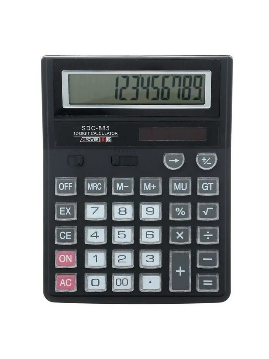Калькулятор настольный, 12 - разрядный, SDC - 885